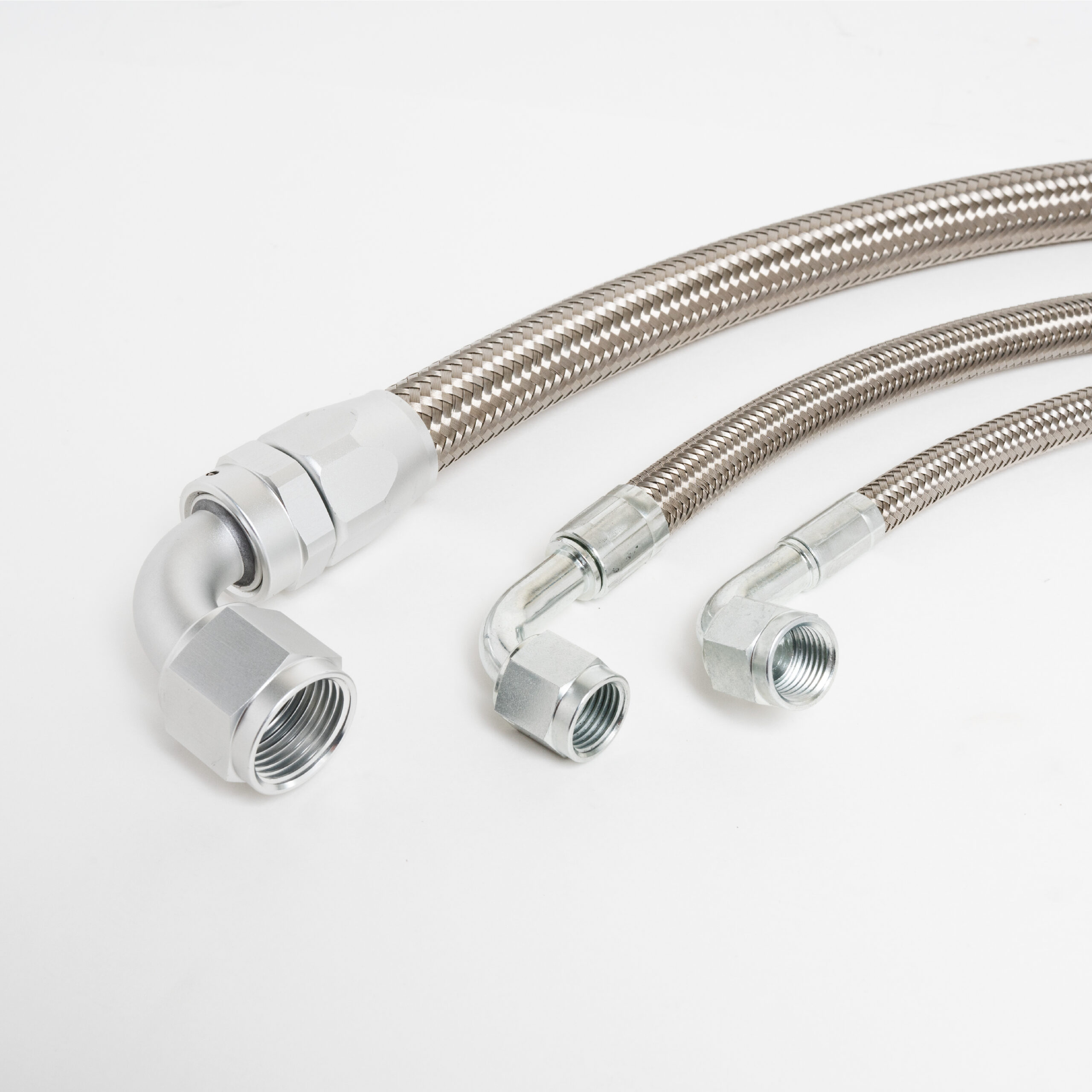 Late GM Steel Braided Power Steering Hose Kit – Racing Power Company