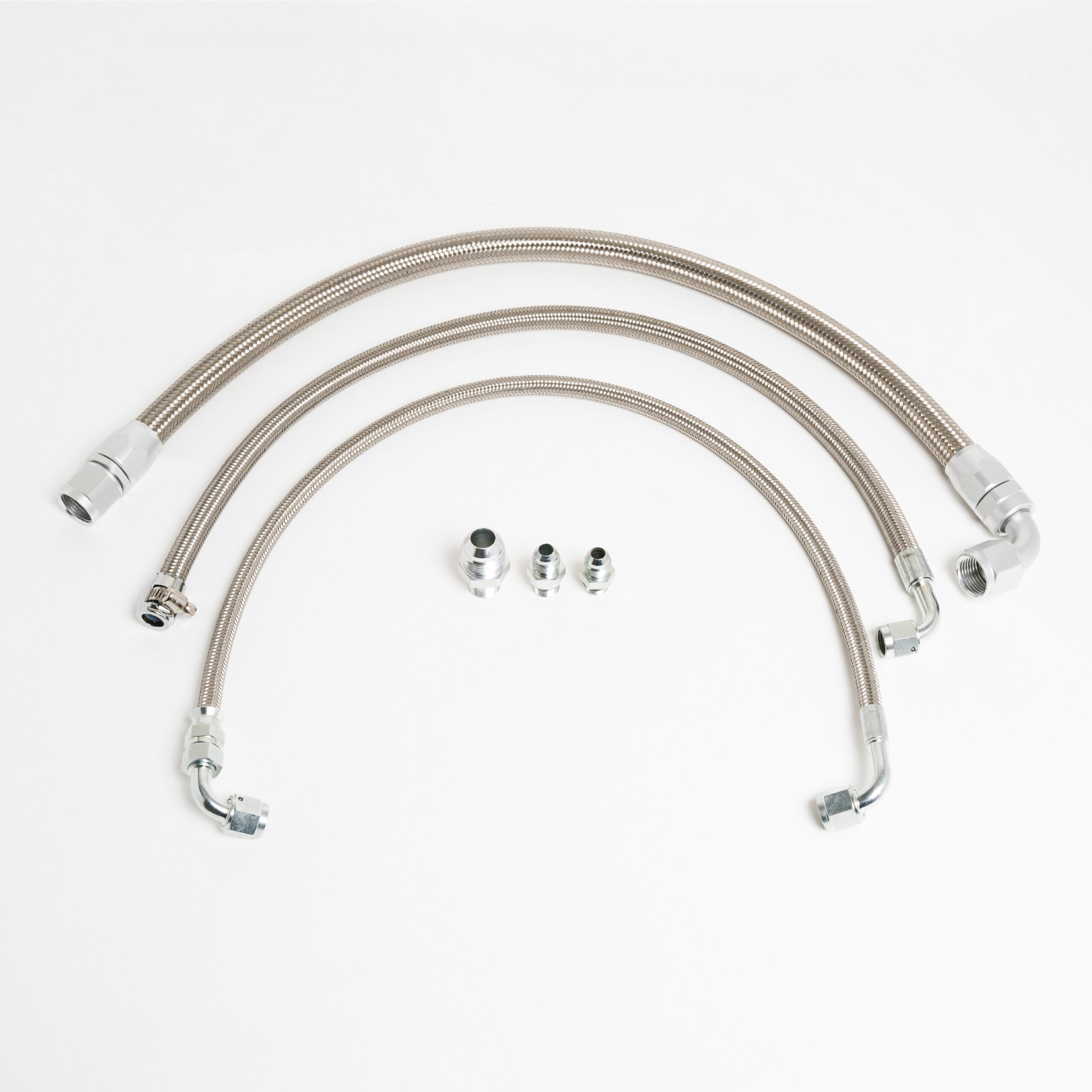 Late GM Steel Braided Power Steering Hose Kit – Racing Power Company