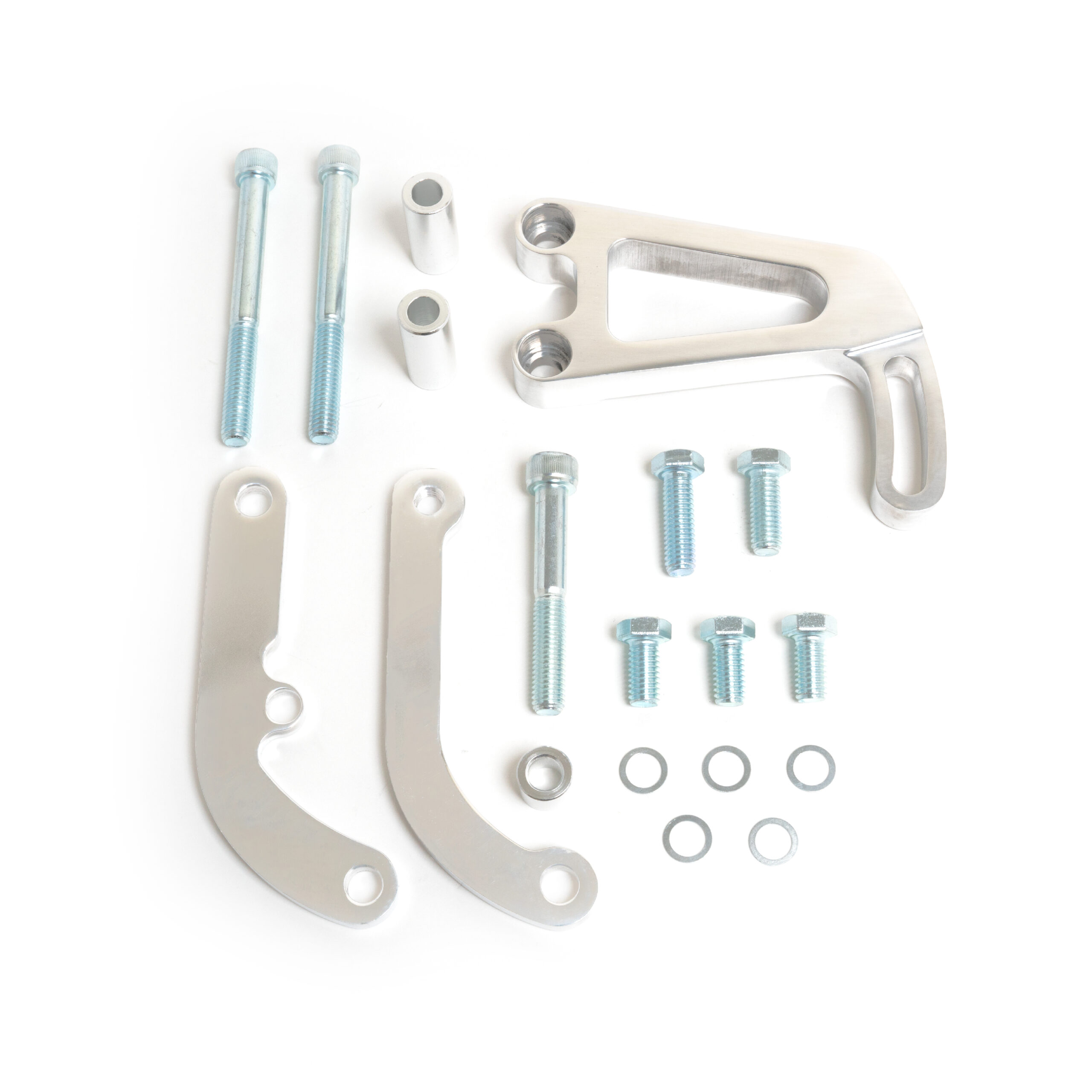 SBC Driver Side Power Steering Pump Bracket Kit For LWP – Polished ...