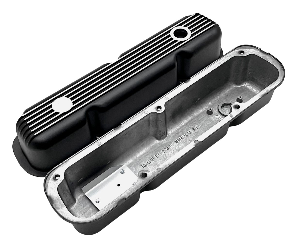 Aluminum SB Mopar Valve Covers – All Finned – Racing Power Company