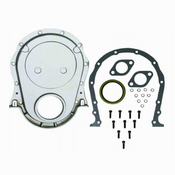 1966-90 BB-Chevy Aluminum Timing Chain Cover – Polished – Racing Power ...