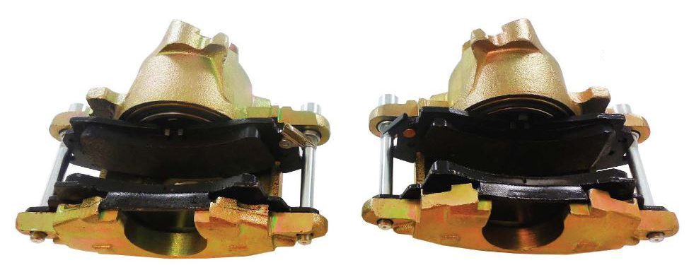 Gm metric brake caliper original style w/ pad – Racing Power Company