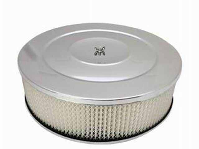 14″ Performance Air Cleaner Set – Chrome w/ Paper Element – Racing ...