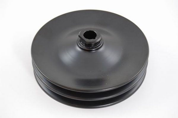Gm power steering pulley black double groove – Racing Power Company