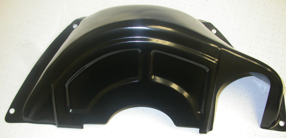 GM Powerglide Flywheel/Flexplate Dust Cover – Black – Racing Power Company