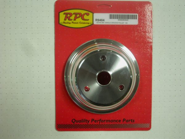 Satin sbc single groove pulley ea – Racing Power Company
