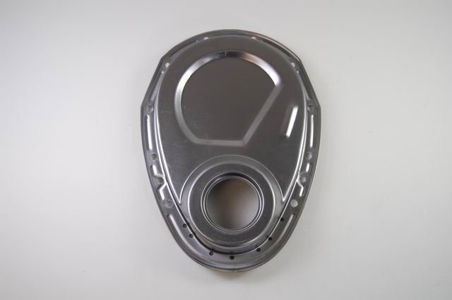 SBC OEM Style Steel Timing Chain Cover – Unplated – Racing Power Company