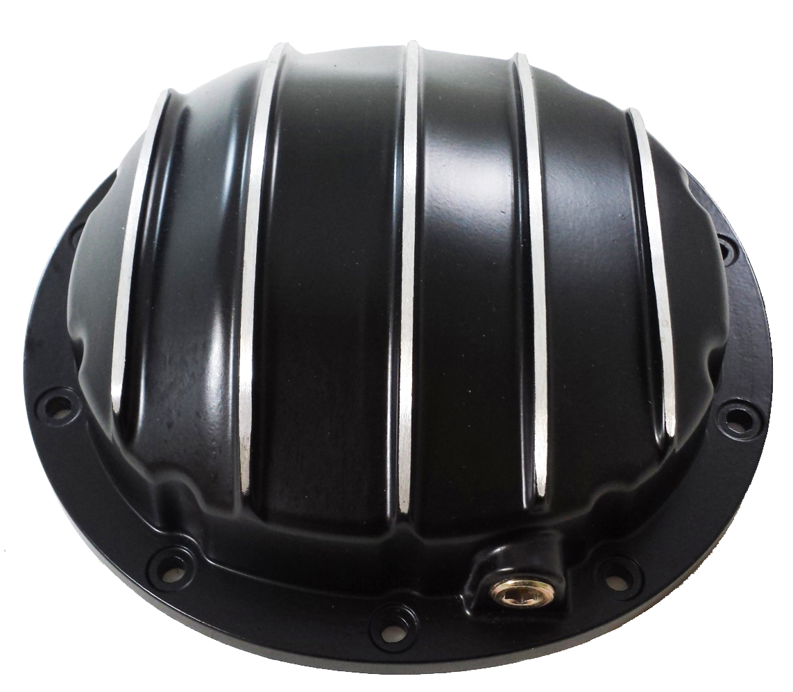 Alum gm 8.5″ r.g.10 bolt diff cover – black – Racing Power Company