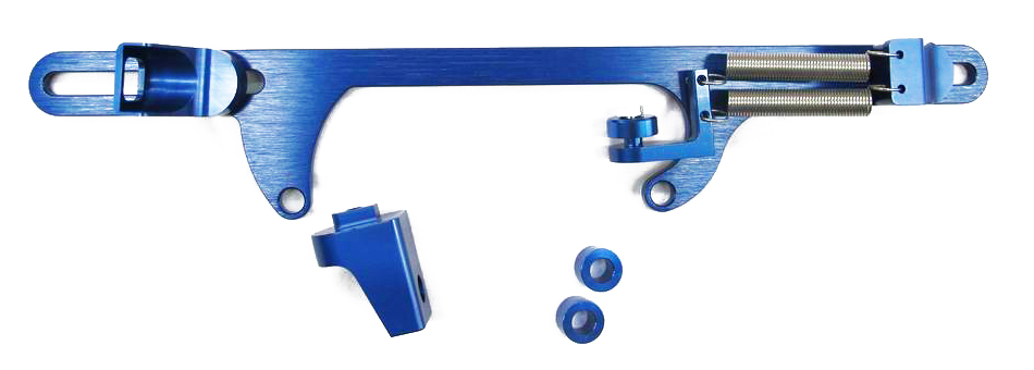 Billet 4500 Dominator Carburetor Throttle Cable Bracket – Blue – Racing ...