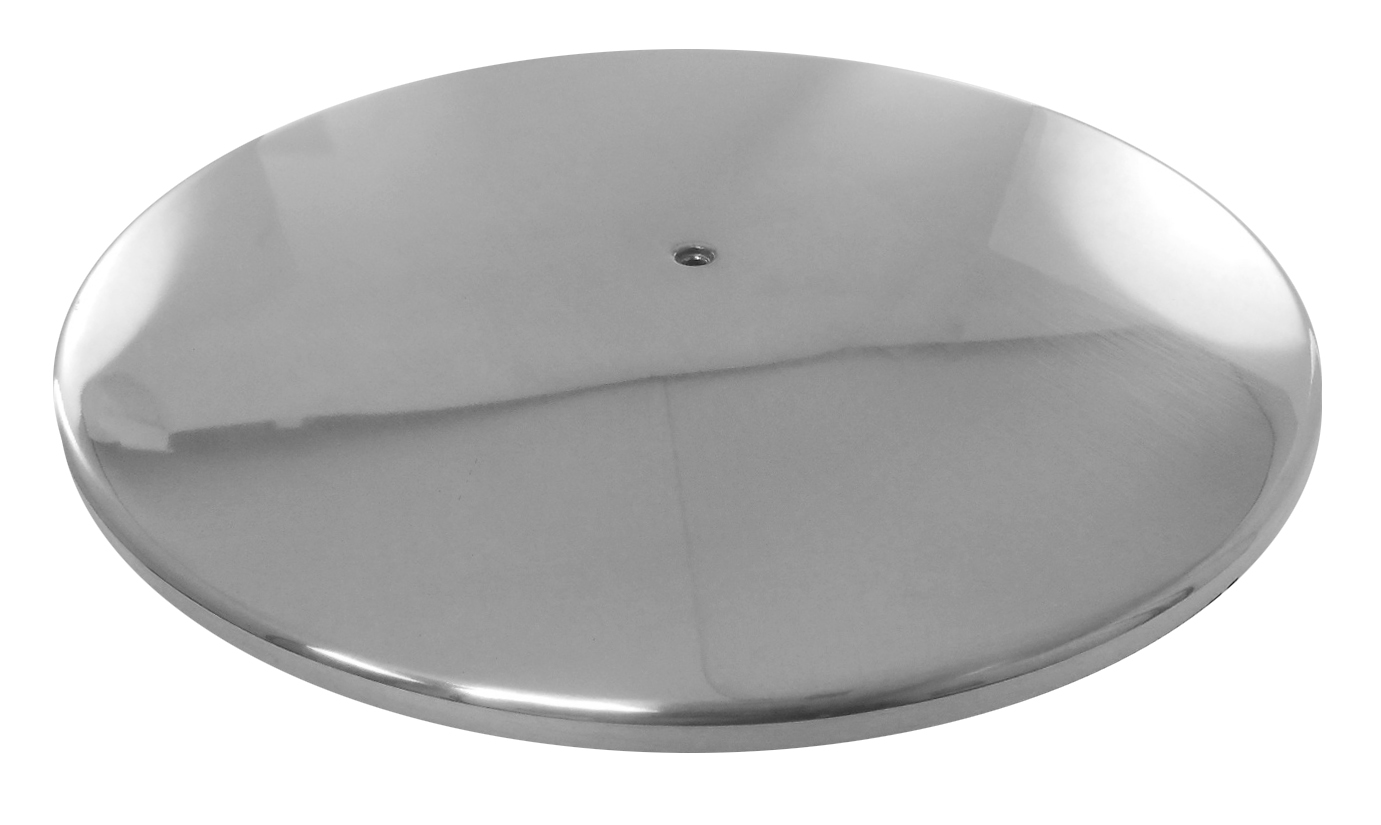 14″ Polished Plain Air Cleaner Top – Racing Power Company