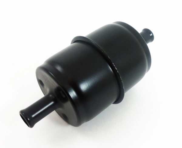 RPC Inline Fuel Filter – 3/8″ In/Out – Black – Racing Power Company