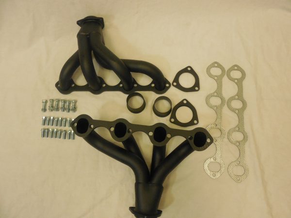 S/b ford tight-fit headers, black – Racing Power Company