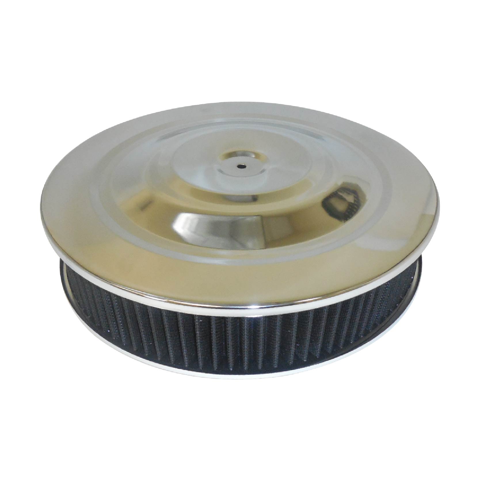 14″ Performance Air Cleaner Set – Chrome w/ Washable Element – Racing ...