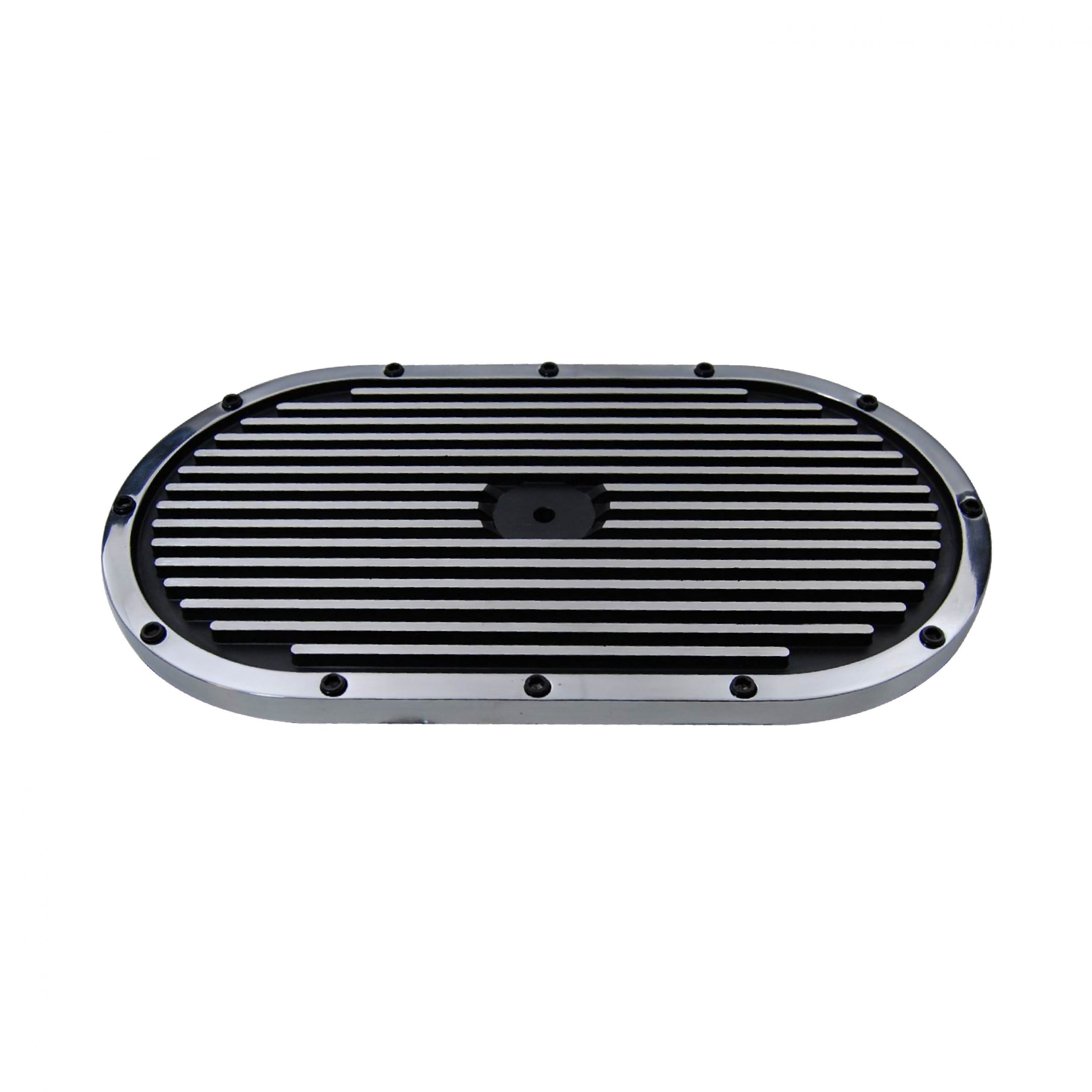 15″ Oval Aluminum Eliminator Series Air Cleaner Top – Racing Power Company