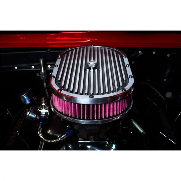 12″ Oval Black Aluminum Eliminator Series Air Cleaner Set – Racing ...