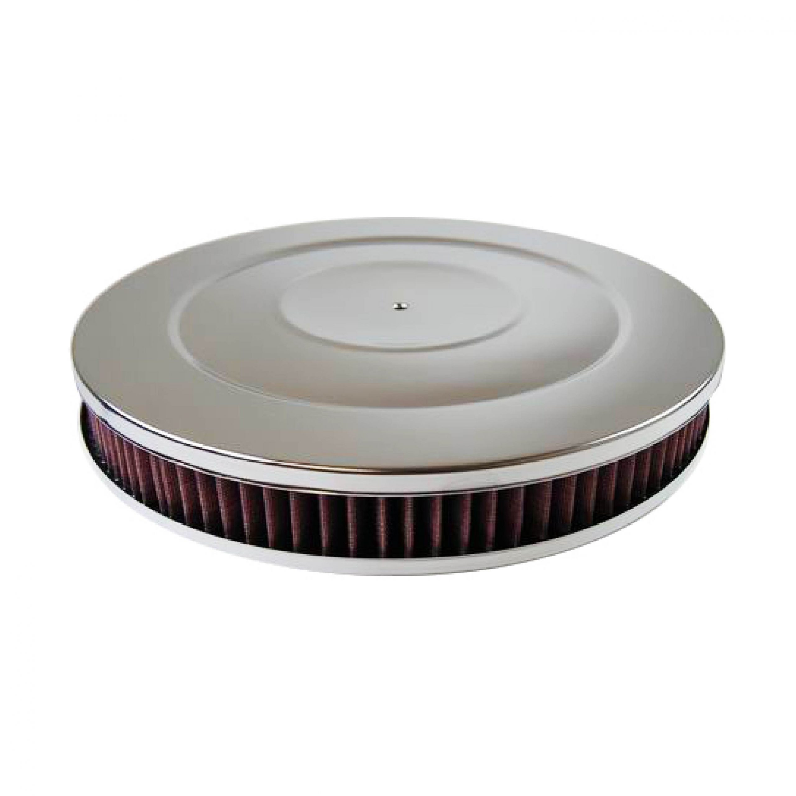 14″ Performance Air Cleaner Set – Chrome w/ Washable Element – Racing ...
