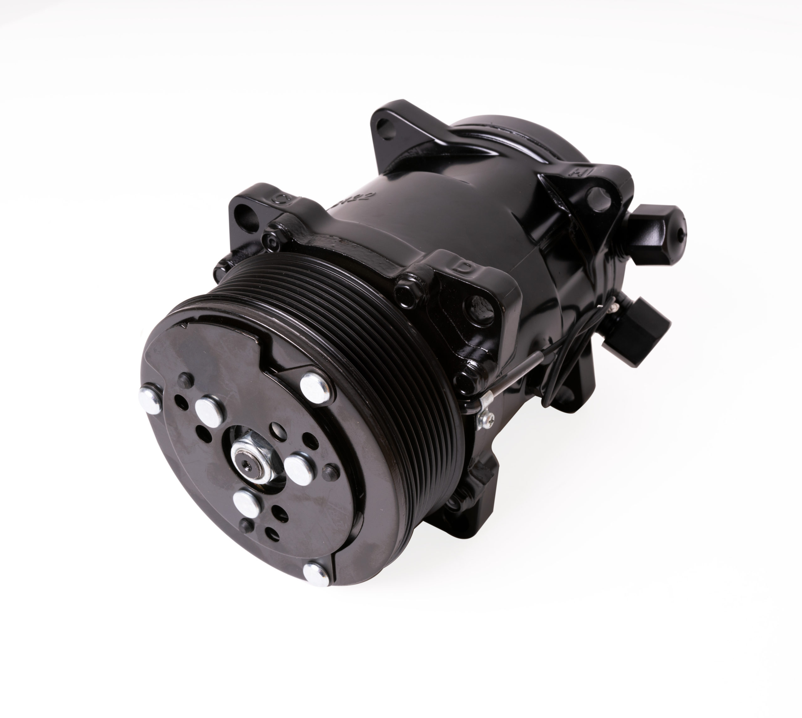 Sanden 508 12V A/C Compressor – Serpentine Pulley – Racing Power Company