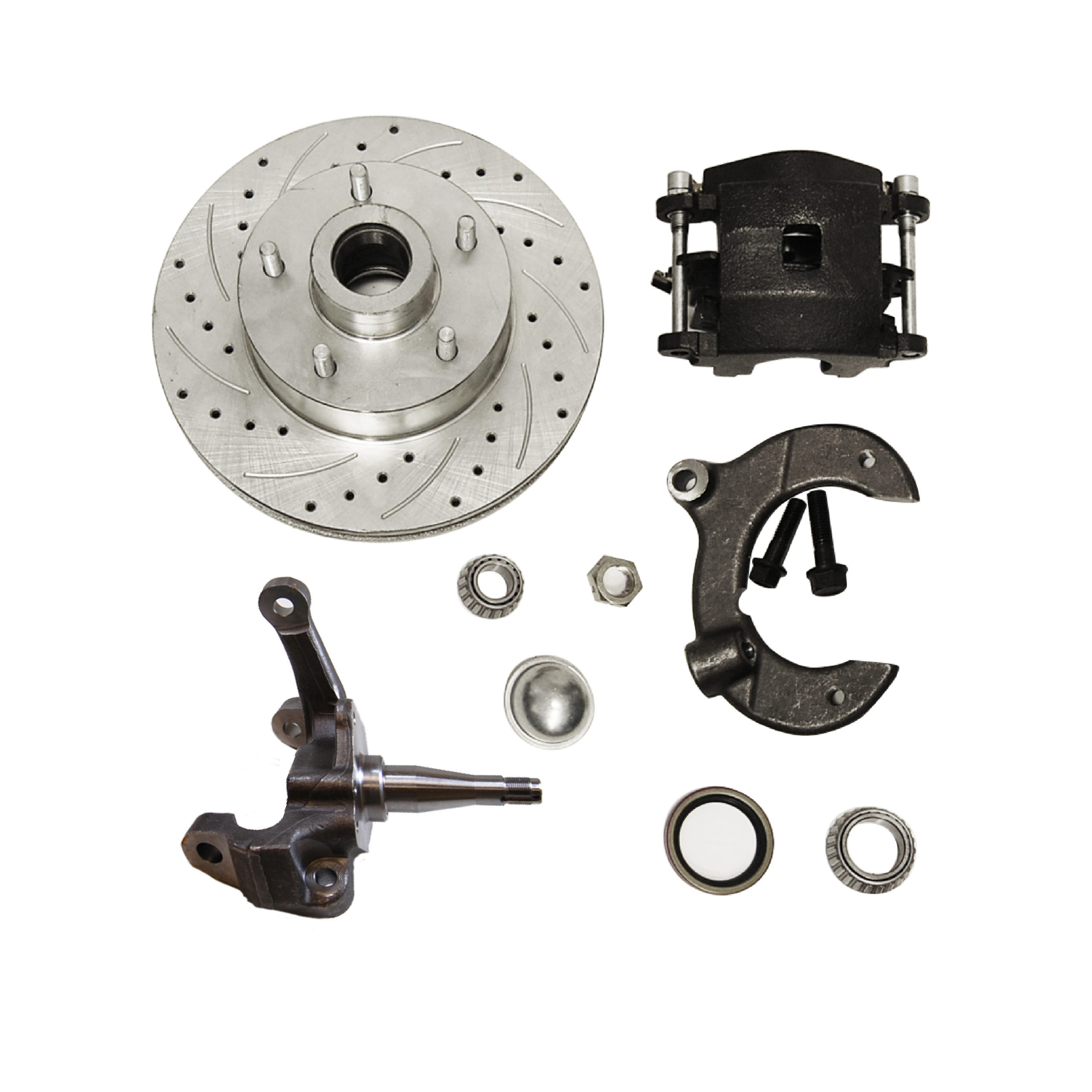 Mustang II Front Disc Brake Conversion Kits – 2″ Drop – Racing Power ...