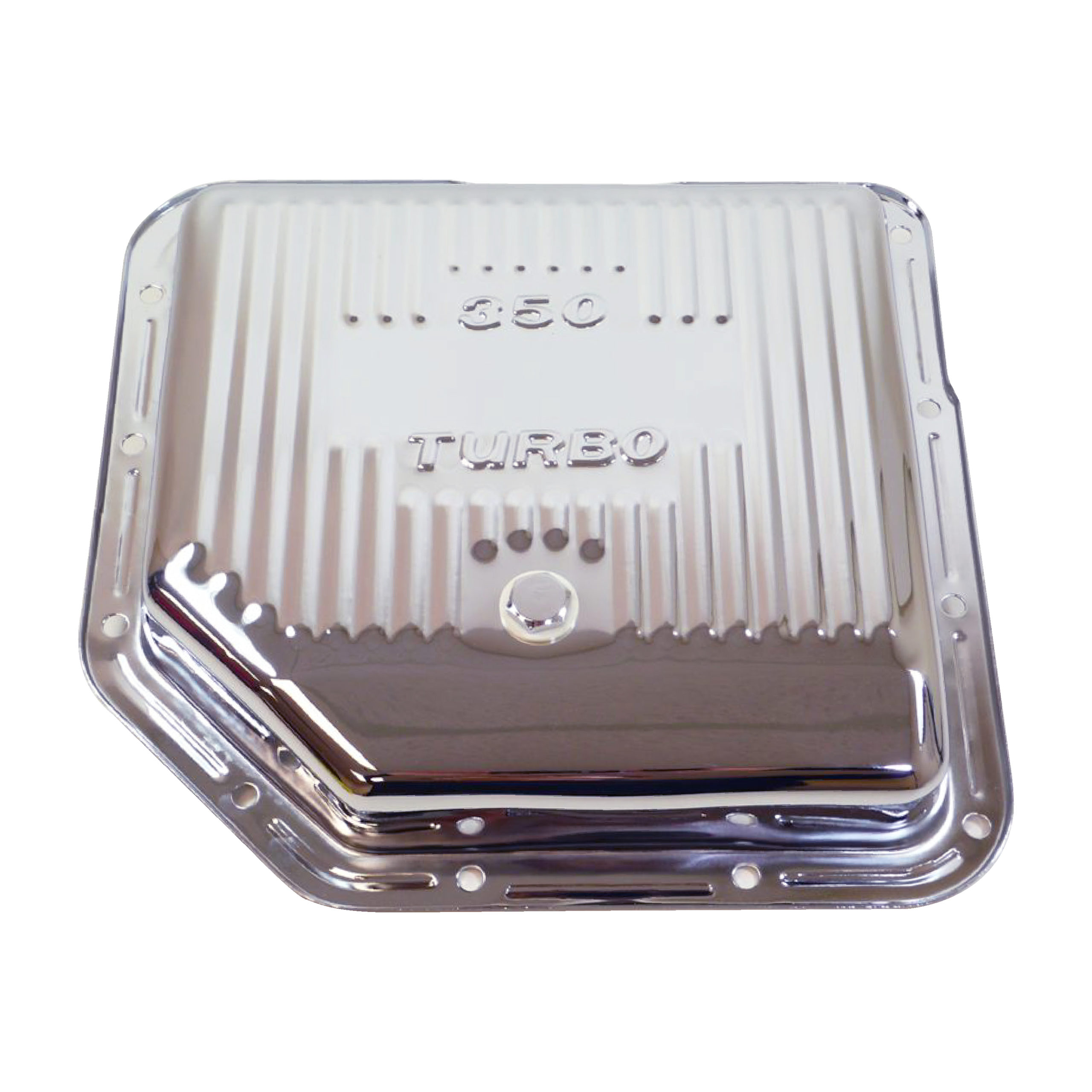GM Turbo 350 Steel Transmission Pan – Ribbed – Racing Power Company