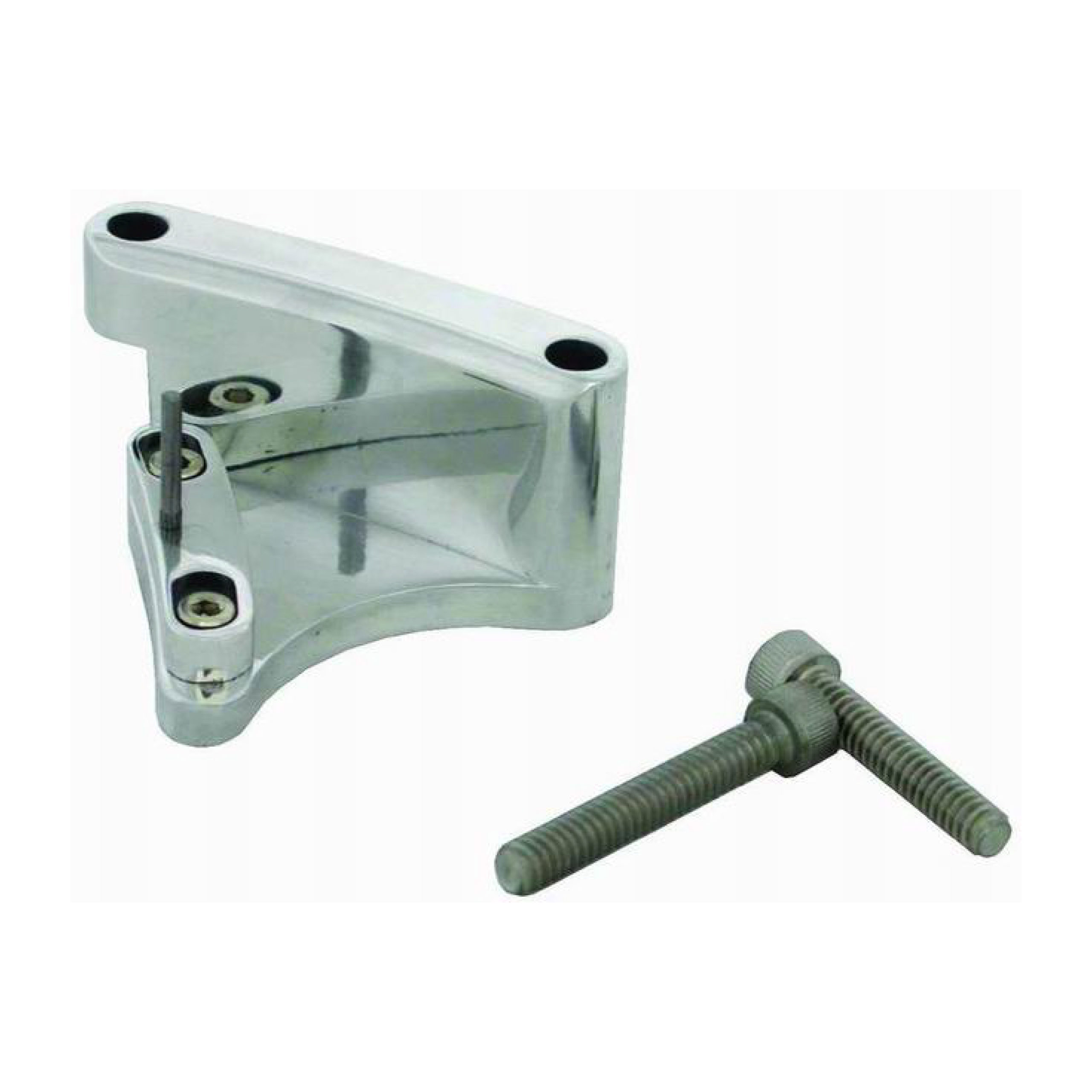 SBC Aluminum Timing Tab – Chrome – Racing Power Company