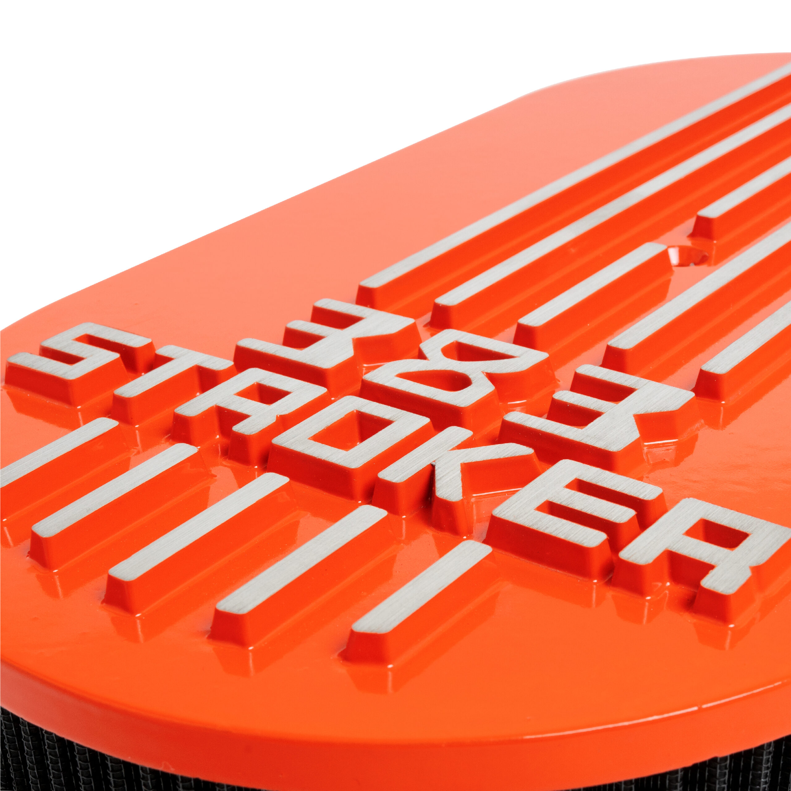 15″ Oval Aluminum Air Cleaner Kit 383 STROKER Logo – Orange – Racing ...