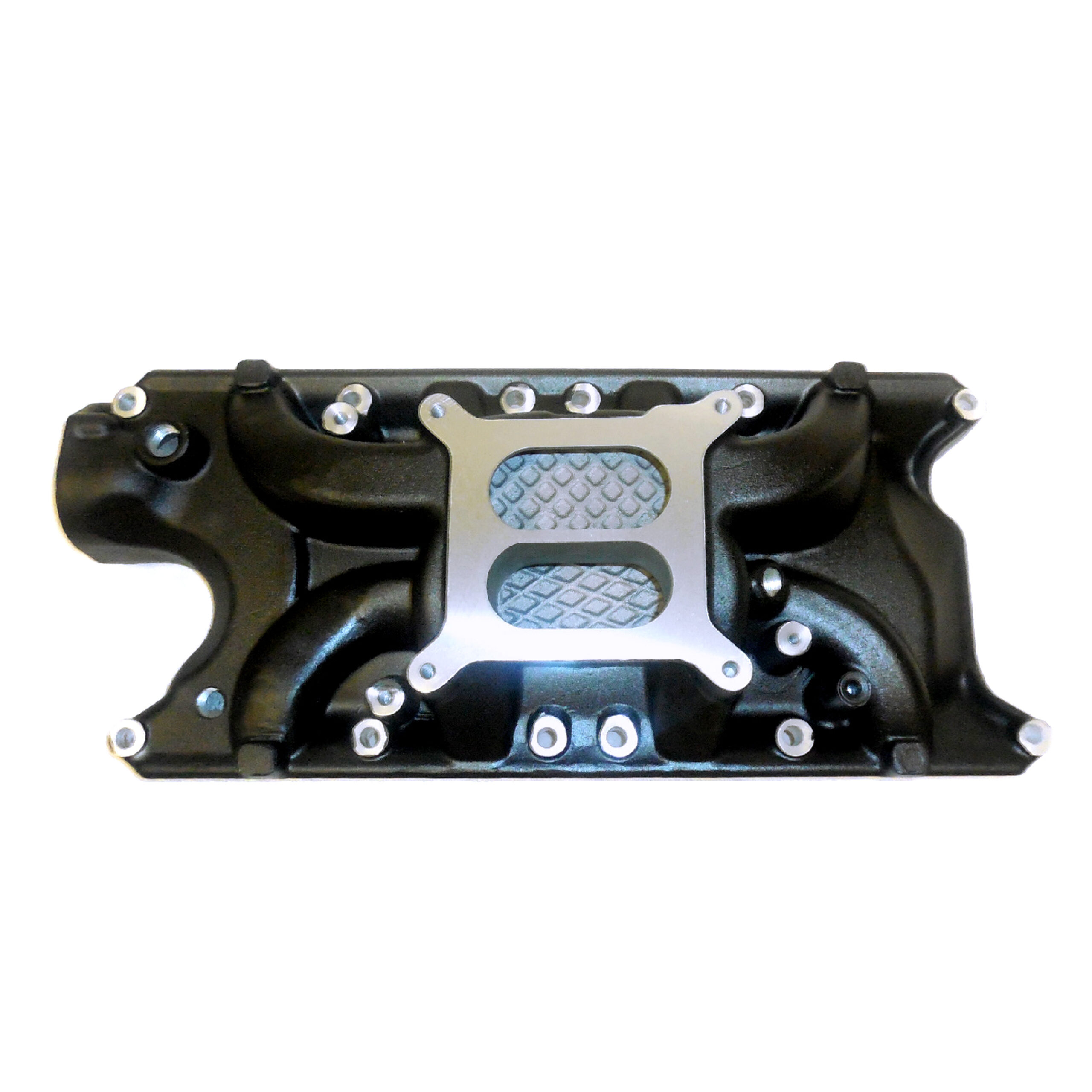 SBF 289-302 Square Bore Intake Manifold – Black – Racing Power Company