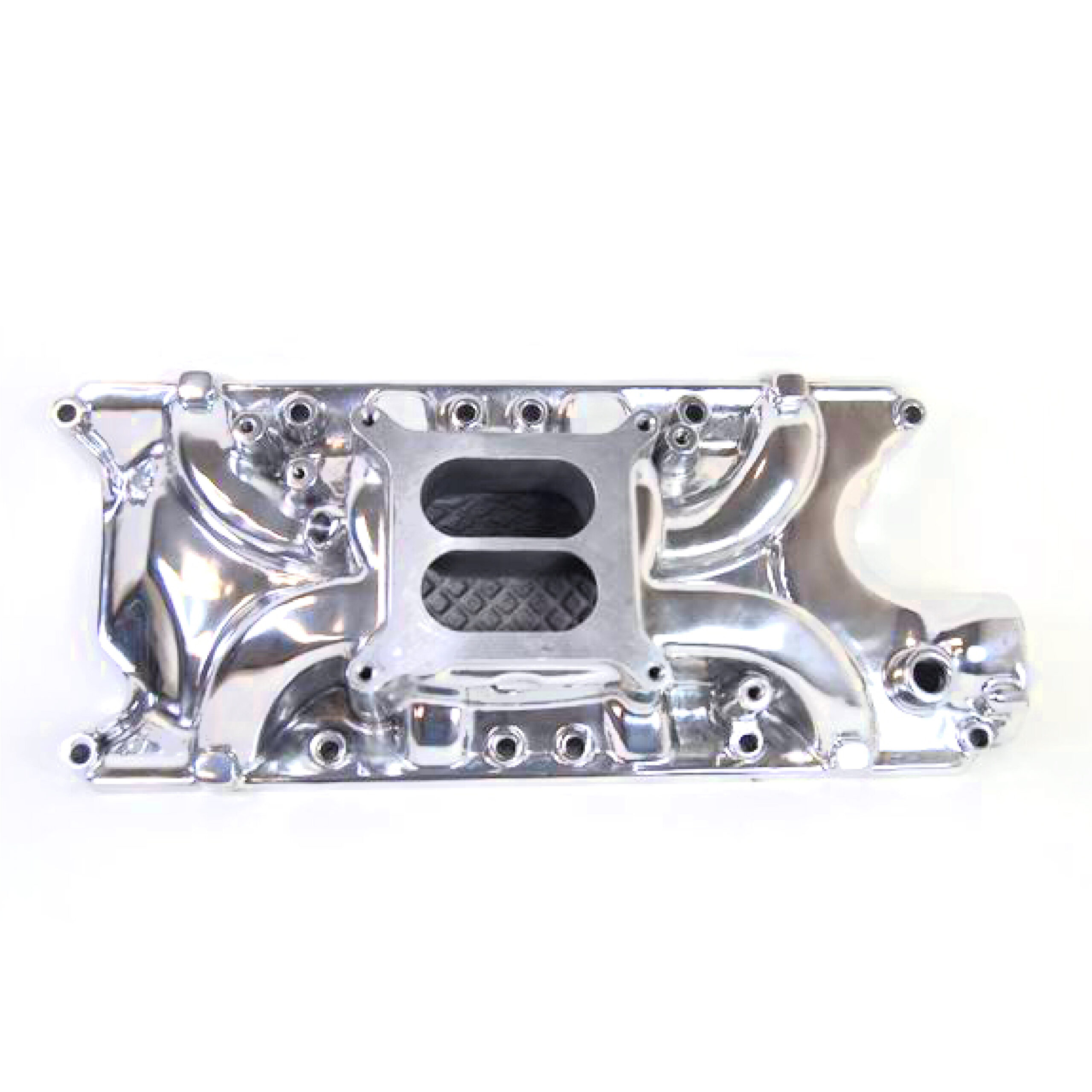 SBF 289-302 Square Bore Intake Manifold – Polished – Racing Power Company