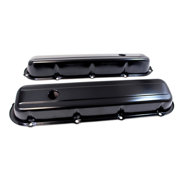 1968-84 Cadillac 368-500 V8 Steel Valve Covers – Black – Racing Power ...