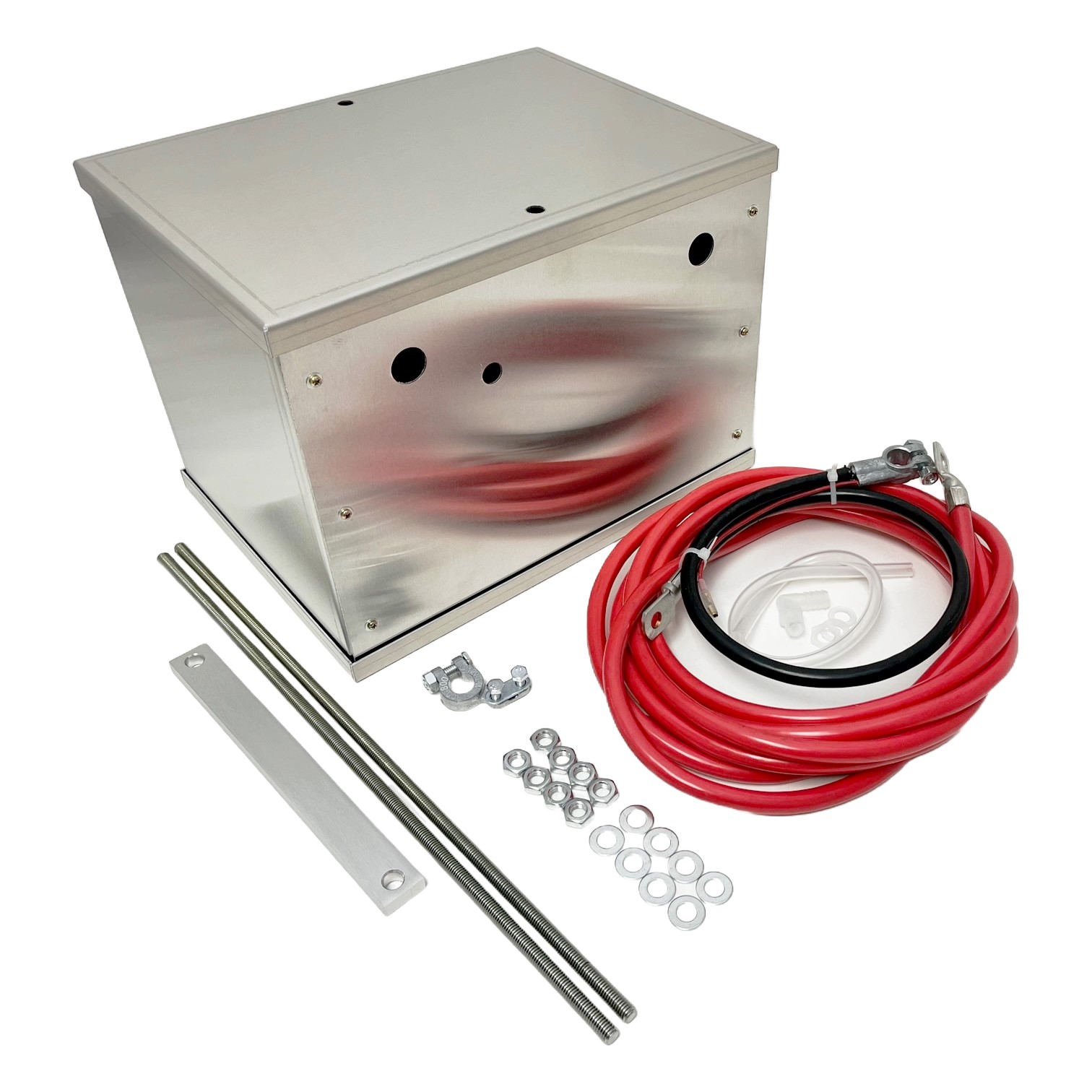 Battery Relocation Kit With Aluminum Battery Box – Universal – Racing ...